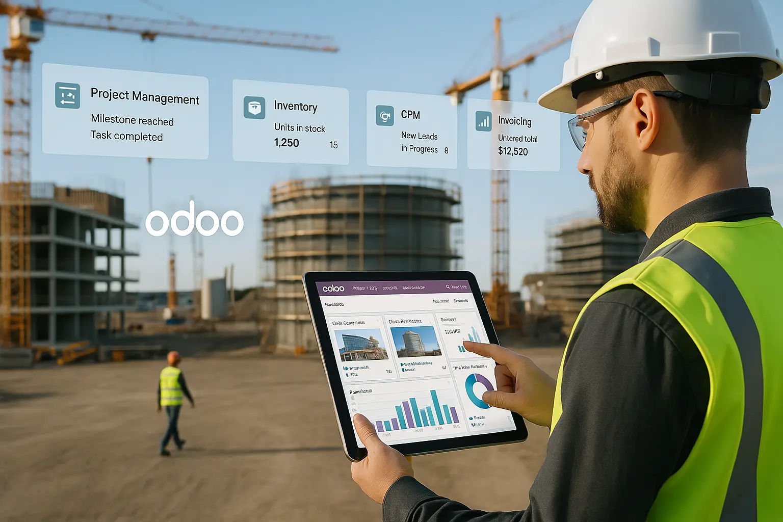Odoo ERP untuk Industri Konstruksi | aplikasierp